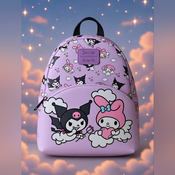 Loungefly | Bags | Loungefly X Sanrio Kuromi My Melody Cloud Dream Mini ...